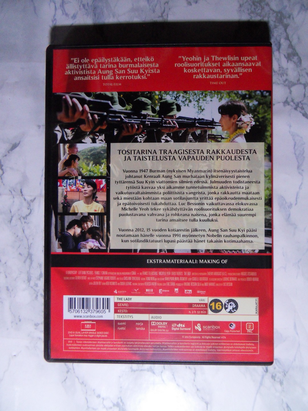 The Lady (DVD) – Antikvariaatti-Divari ja 3D-tulostekauppa Saesoteria
